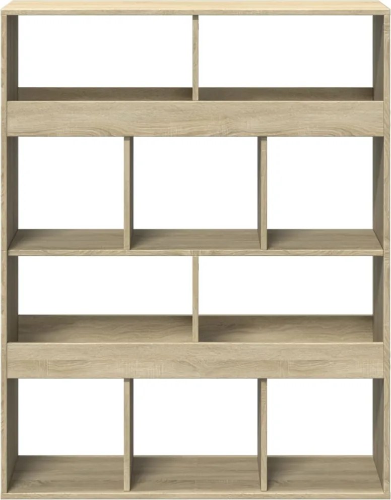 Knihovna dub sonoma 100 x 33 x 125,5 cm kompozitní dřevo 3309359