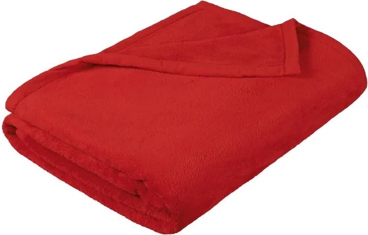 Bellatex Přikrývka Korall micro 100x150 cm Červená