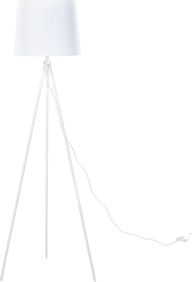 Bílá stojací lampa SAMBRA