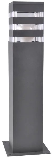 LED RGBW Stmívatelná venkovní lampa TEKSAS 1xE27/9W/230V 44 cm IP44 antracit