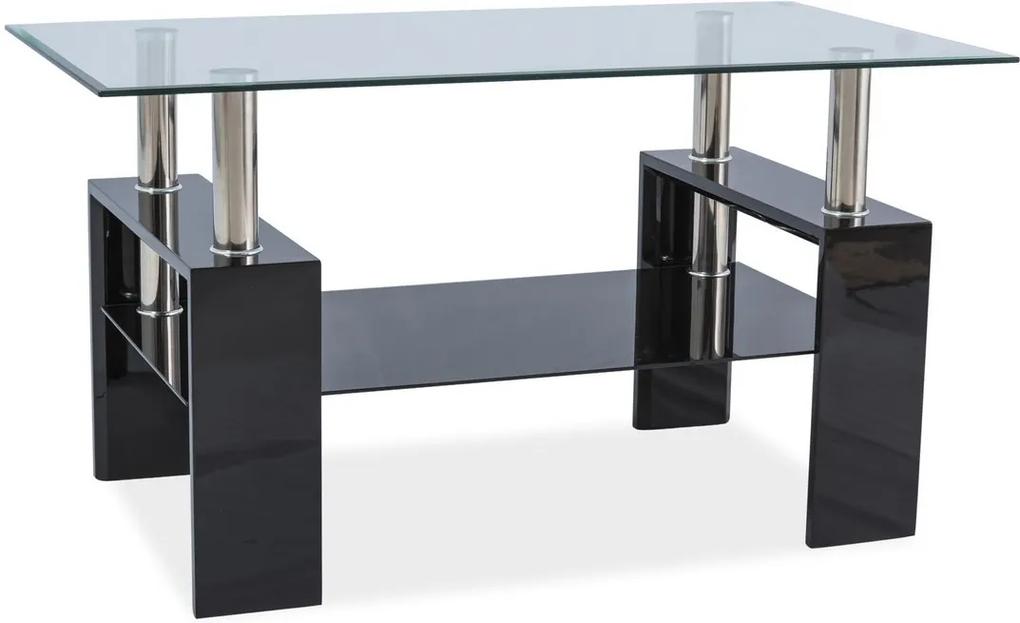 Casarredo Konferenční stolek LISA III - černý lak
