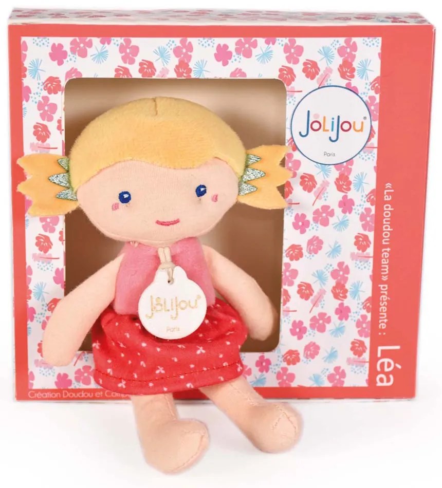 Doudou Jolijou Panenka Léa 16 cm růžová