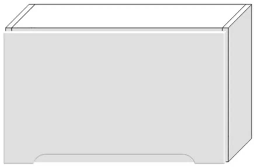 Kuchyňská skříňka Zoya W60okgr bílý puntík/bílá