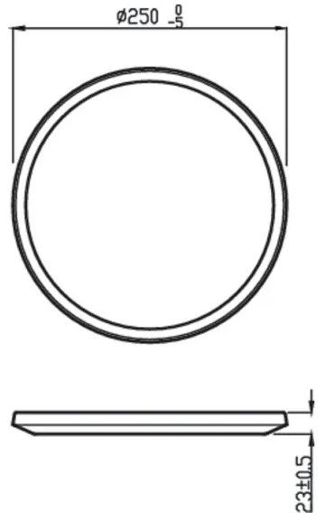 Philips - LED Stmívatelné venkovní svítidlo SUPERSLIM LED/15W/230V IP54 černá