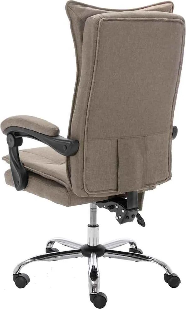 Masážní kancelářská židle taupe textil 20370