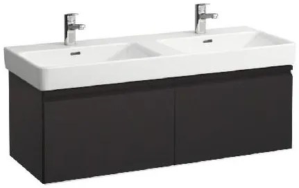 Laufen Pro S - Umyvadlová skříňka, 1260x450x390 mm, 2 zásuvky, grafit mat H4835720964801