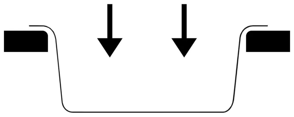 vidaXL Marketos Kuchyňský dřez s přepadem otvorem dvojitý černý žula
