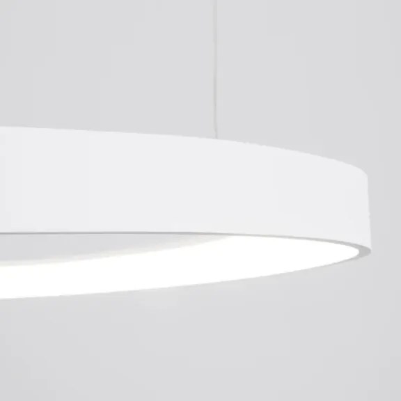 LED lustr Esteva 65 bílé