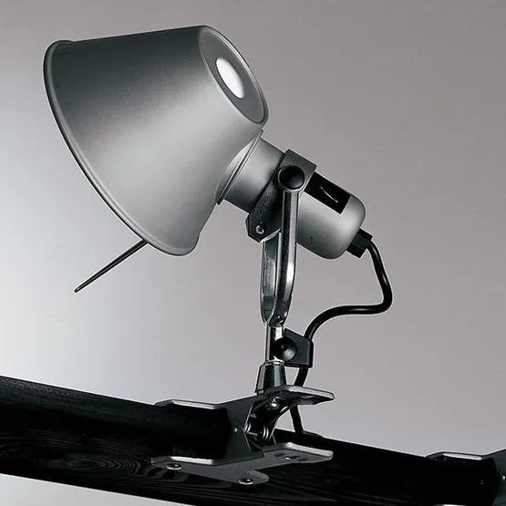 Artemide A044850 Tolomeo pinza, hliníková lampa s klipem, 10W LED 3000K, 23 cm