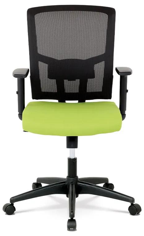 Kancelářská židle STIG, zelená a černá látka