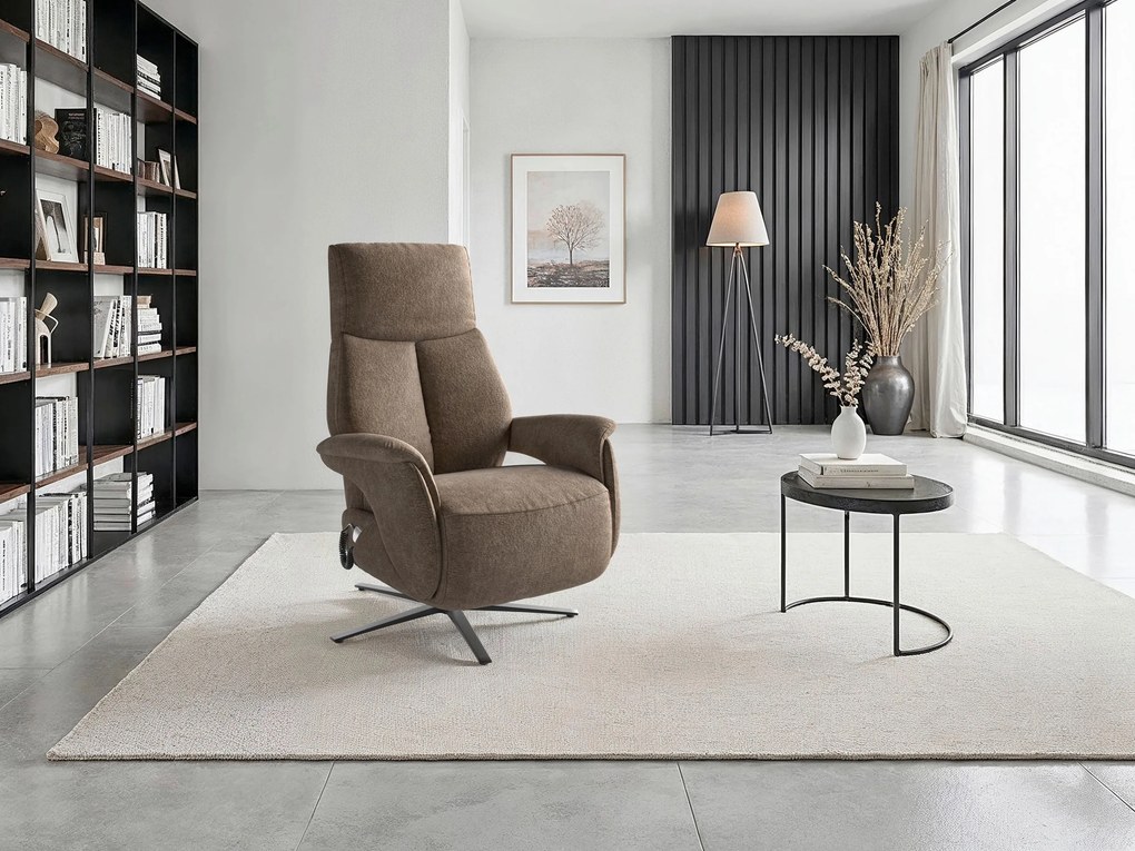 XXXLutz RELAXAČNÍ KŘESLO, textil, hnědá Sit & More - Online Only křesla & taburety - 00014403585W