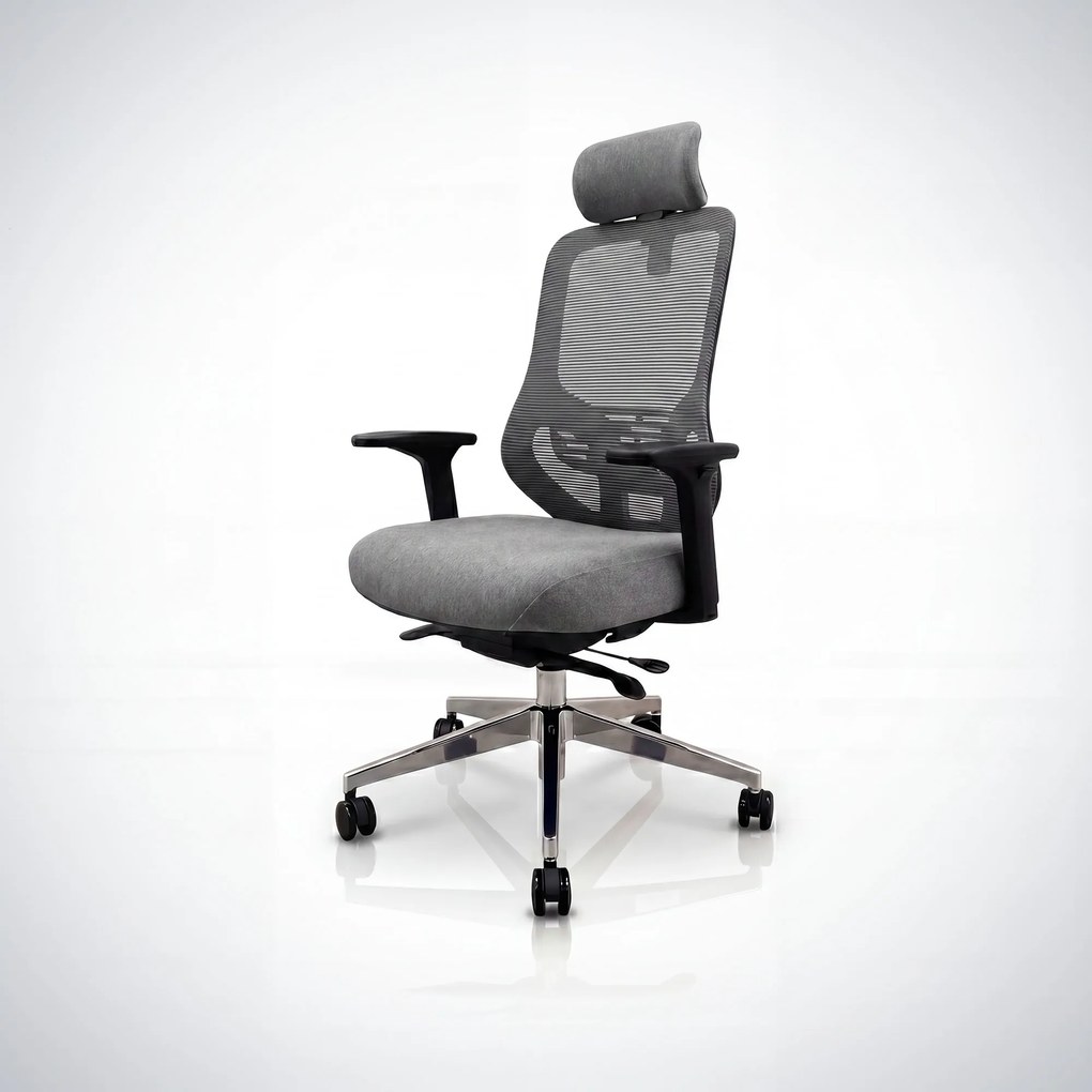 Ergonomická kancelářská židle se síťovinou tmavě šedá AXIS