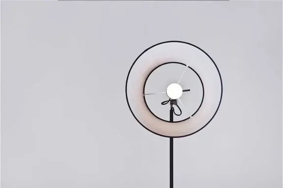 Designová lampa Zyta černá/stříbrná