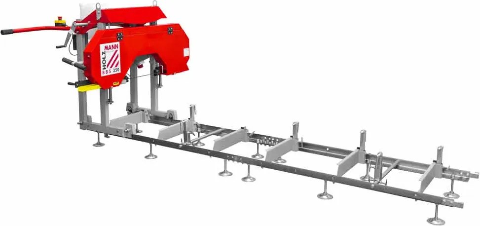 Pásová pila kmenová Holzmann BBS350 – 230 V, robustní rám, velký stůl BBS350_230V