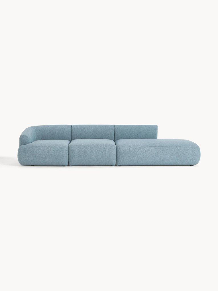 Modulární bouclé šezlong Sofia, 2místný