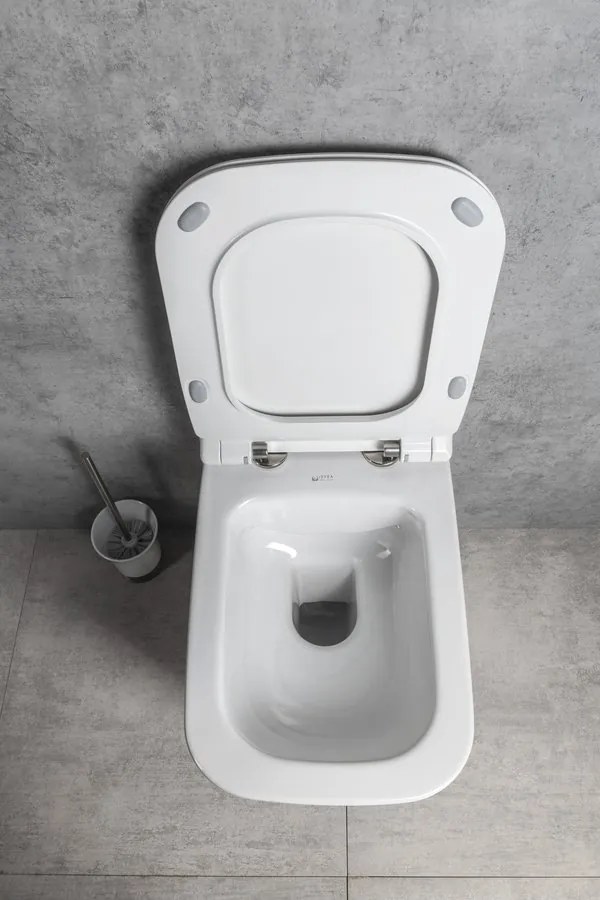 Isvea Isvea, VEA závěsná WC mísa, Rimless, 34,5x52cm, bílá, 10VA02001