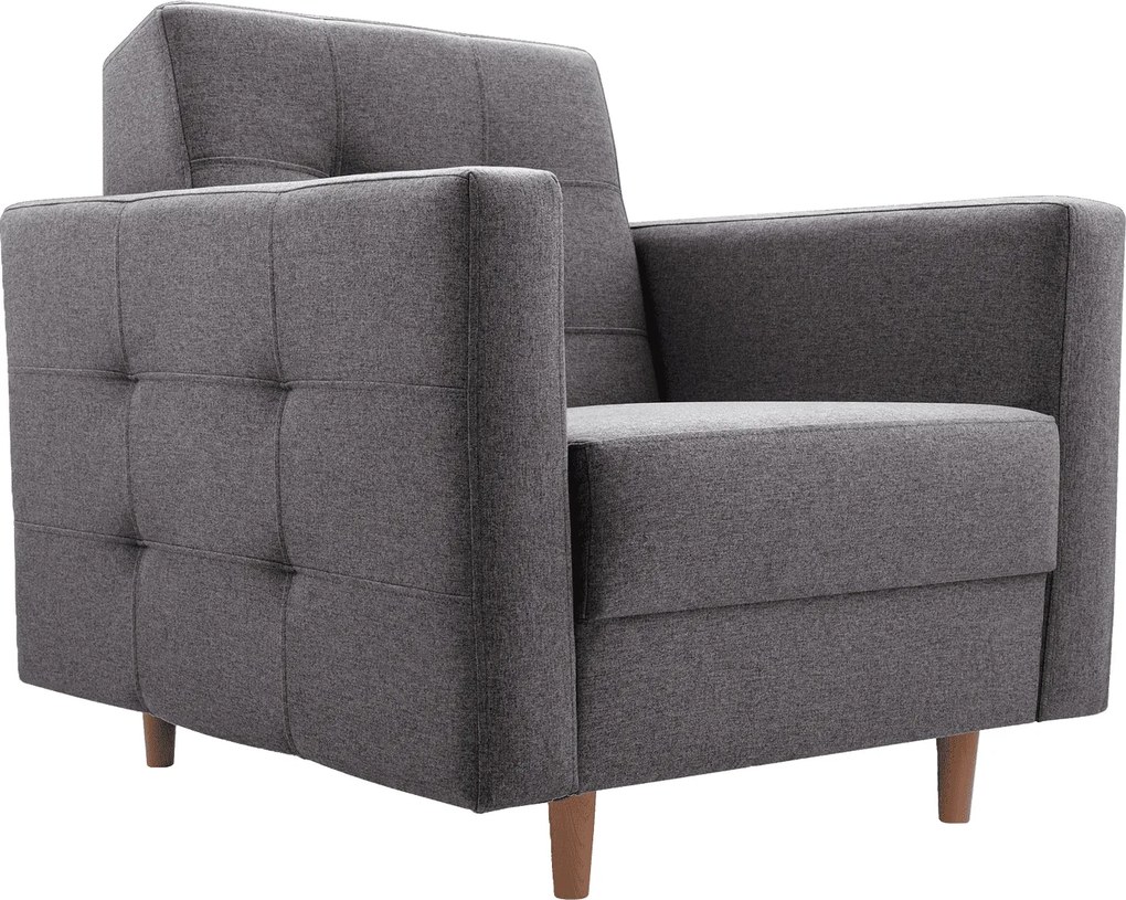 IDZ Křeslo GODIVO Barva látky: Světle šedá (Norn 07)