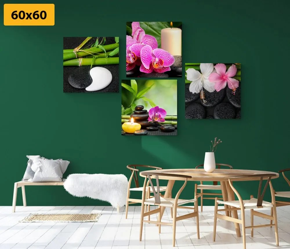 Set obrazů Feng Shui zátiší