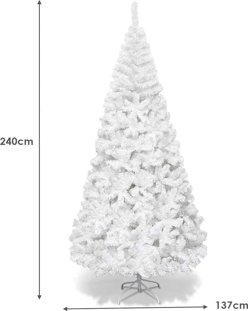 Costway Christmas Tree Umělý vánoční stromek s kovovým stojanem