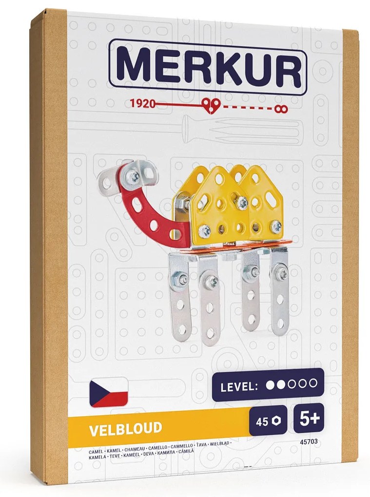 Merkur mini ZOO - velbloud - 45 ks