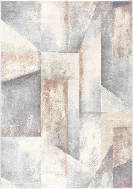 Moderní kusový koberec Ragolle Argentum 63694 6747 Geometrický vícebarevný Rozměr: 133x195 cm