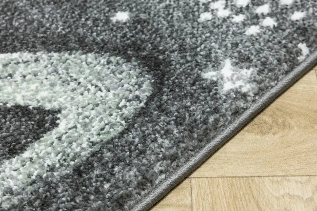 Dětský koberec Lima C288A Planety šedý / krémový