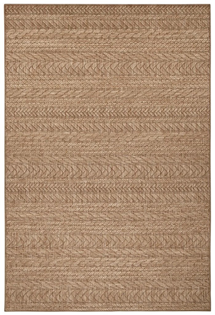 Hanse Home, Kusový koberec Forest 103995 Beige/Brown – na ven i na doma, 200x290, béžová, chodba / předsíň