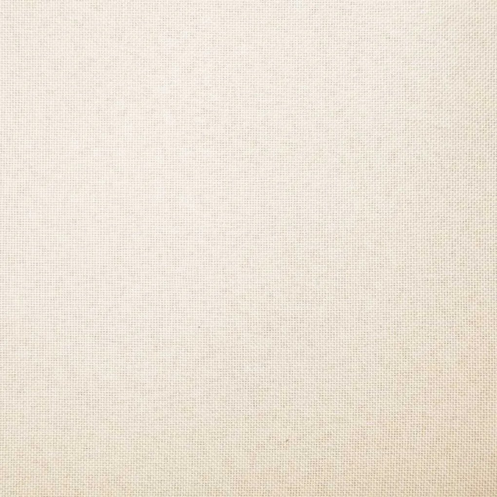 Lavice 139,5 cm krémová polyester 281337