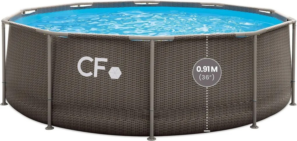 CF FRAME Zahradní bazén Ratan, ø 305 × 91 cm, 5800 l