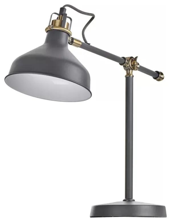 Šedá stolní lampa (výška 56 cm) Harry – EMOS