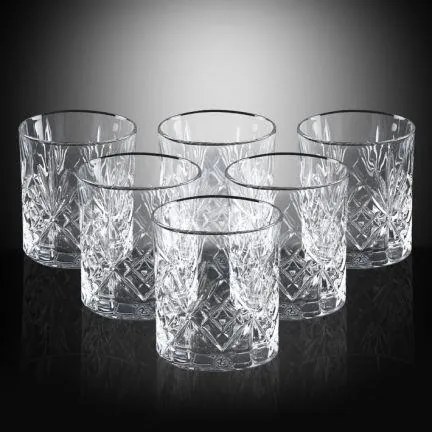 RCR MELODIA SKLENICE NA WHISKY 340ML SADA 6 KS
