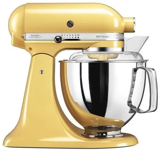 Kuchyňský robot kitchenaid artisan 5ksm175, žlutá, 4,8 l