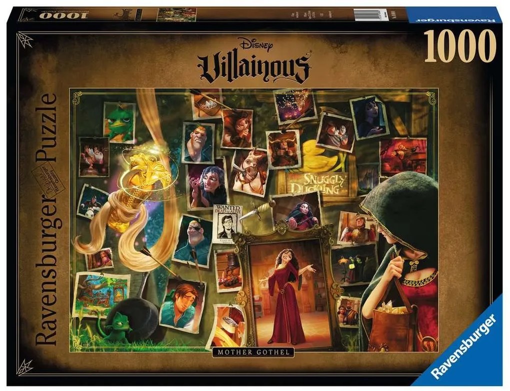 Puzzle ravensburger 168880 padouchové: matka gothel 1000 dílků