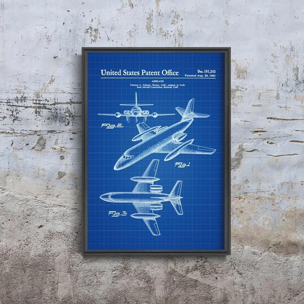 Dekorativní plakát Samot Lockheed
