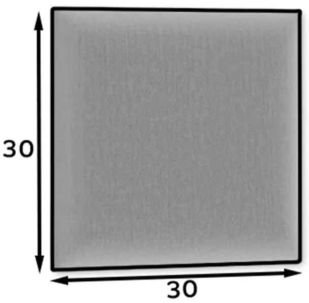 Eltap Čalouněný panel Quadratta 30x30 cm Materiál a barva: Monolith 84 - šedá