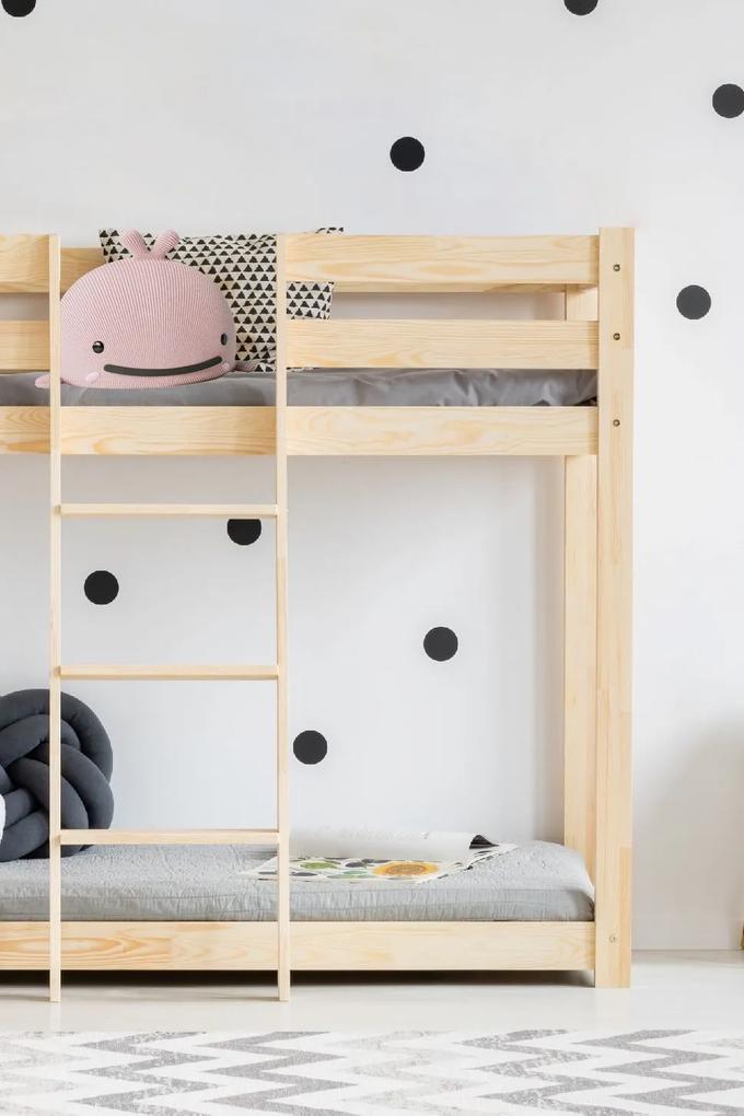 Adeko Dětská patrová postel CLP Velikost postele: 190x90 cm Barva: dekor přírodní dřevo přírodní