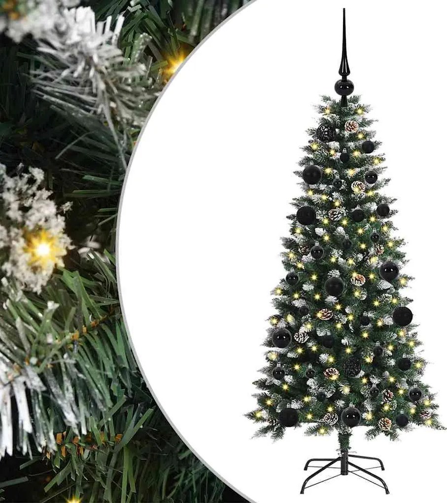 Umělý vánoční stromeček Zelená 120 cm PVC, plast a ocel 3395797
