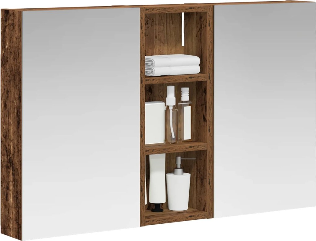 Sada koupelnových skříněk 3 ks 80 x 10,5 x 50 cm 3403654