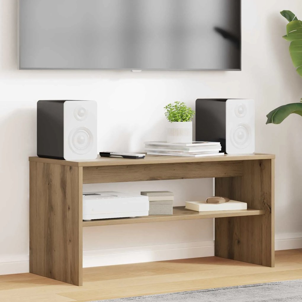 vidaXL Televizní skříň 80 x 35 x 40 cm Artisanový dub Kompozitní dřevo [8000307]