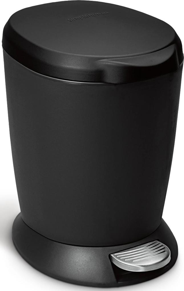 Odpadkový koš s pedálem Simplehuman 6 l černý
