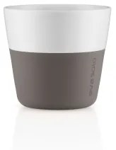 Set termohrnků na kávu Lungo Taupe 230 ml - 2 ks Eva Solo