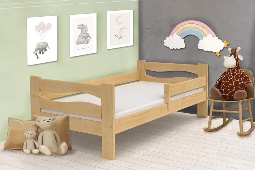 Via-nábytek Dětská postel FIDO 90 x 200 Povrchová úprava postele: Moření odstín dub