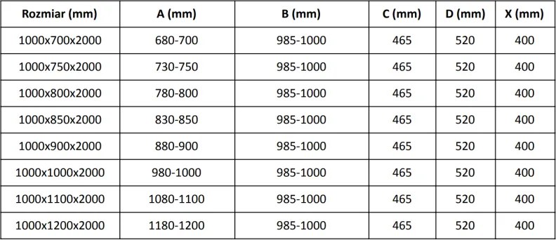 Mexen Velar, sprchový kout s posuvnými dveřmi 100(dveře) x 80(stěna) cm, 8mm čiré sklo, bílá, 871-100-080-01-20