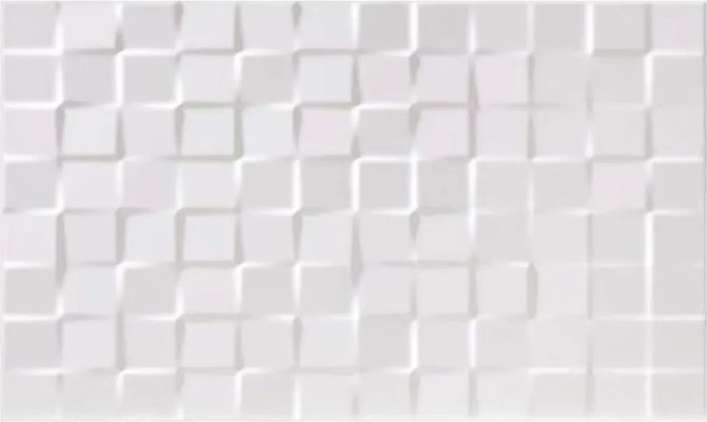 EBS Blanco - Dekor 33,3x55 cm, lesklý bílý BLA3355BYBL