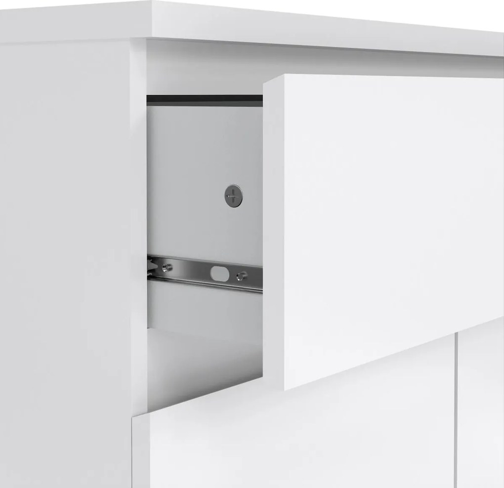 FALCO Komoda Simplicity 234 bílý lesk