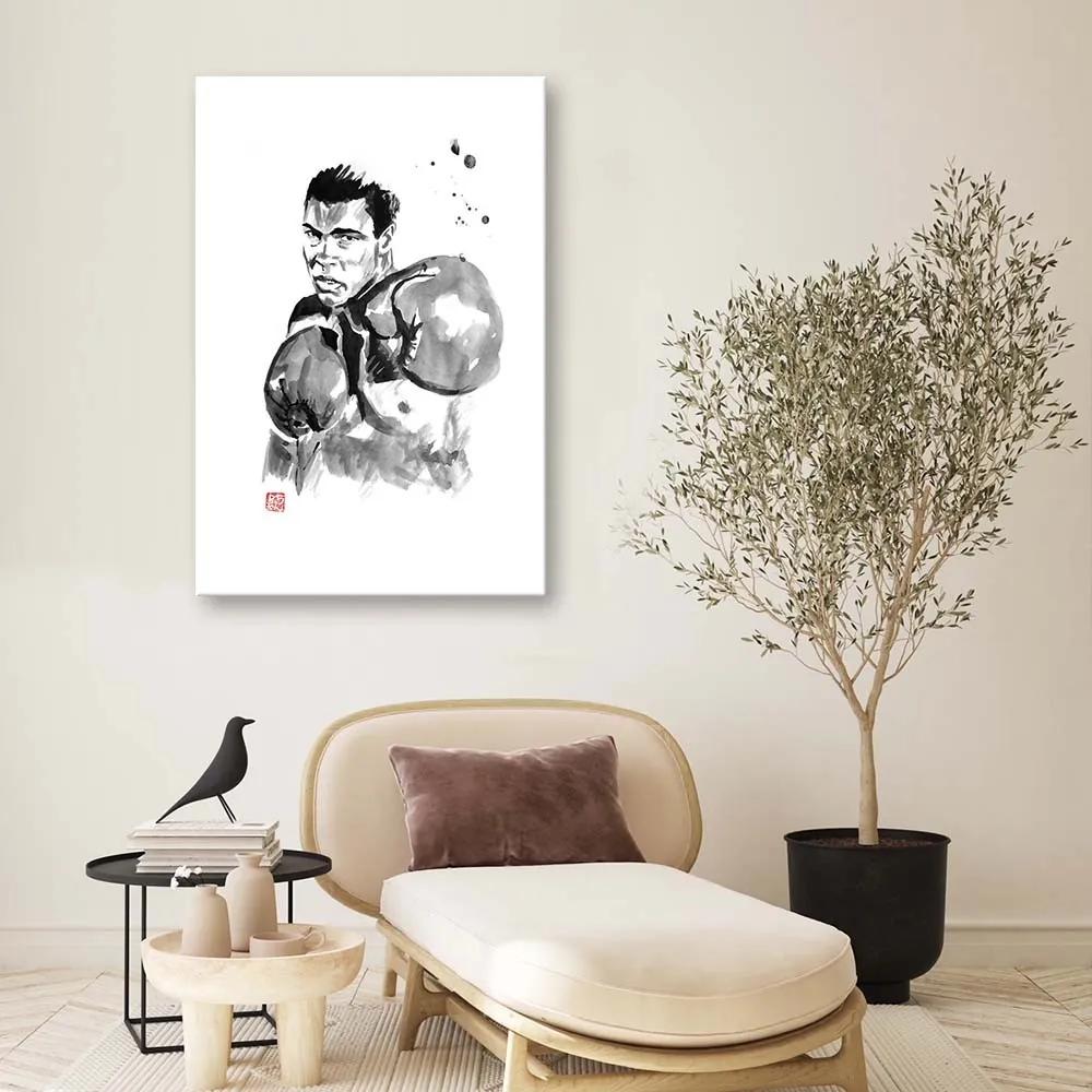 Gario Obraz na plátně Muhammad Ali - Péchane Rozměry: 40 x 60 cm