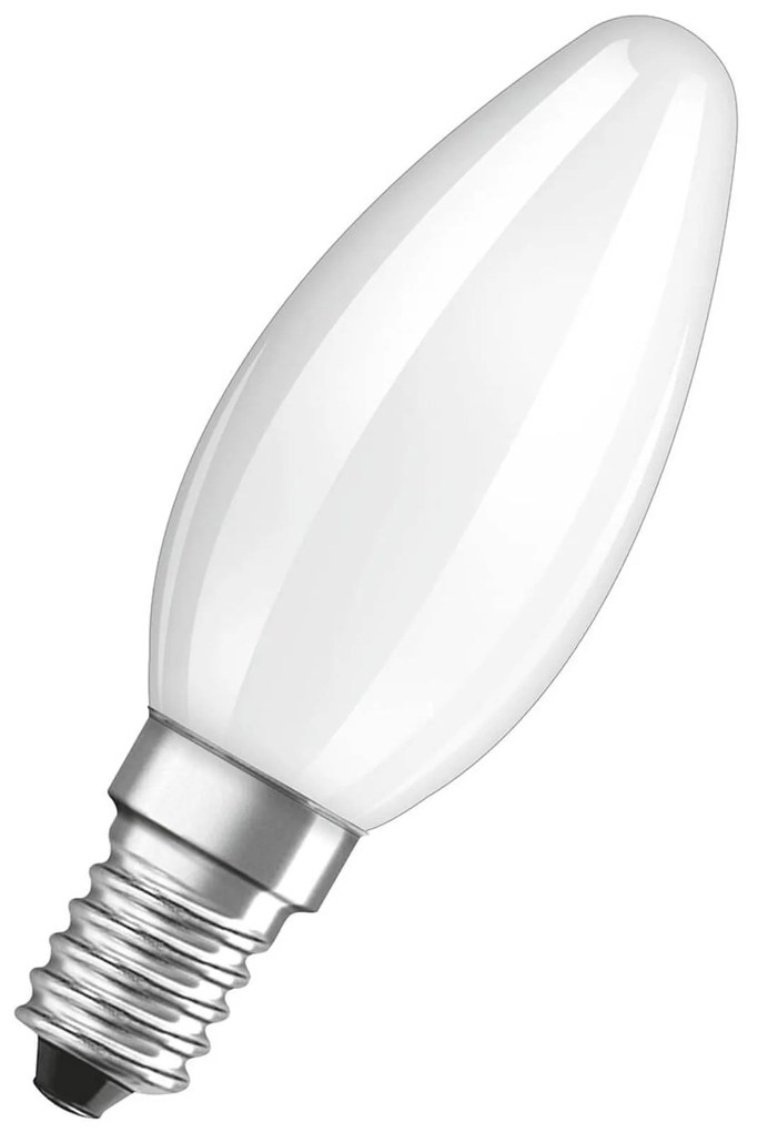 OSRAM LED žárovka-svíčka E14 4W 4 000 K matná