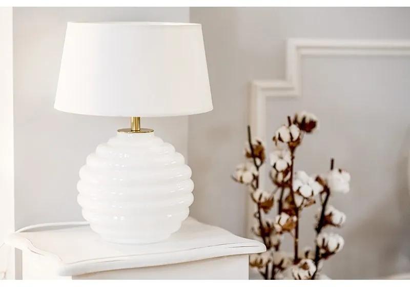 4concepts Designová stolní lampa ANTIBES Barva: Bílá