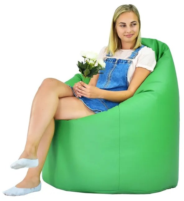 Sedací vak hruška zelená EMI
