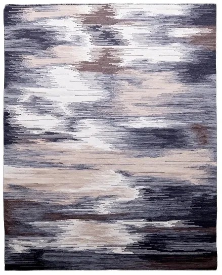 Diamond Carpets India, Ručně vázaný kusový koberec Apollo DESP P92 Charcoal, 300x400, šedá, chodba / předsíň